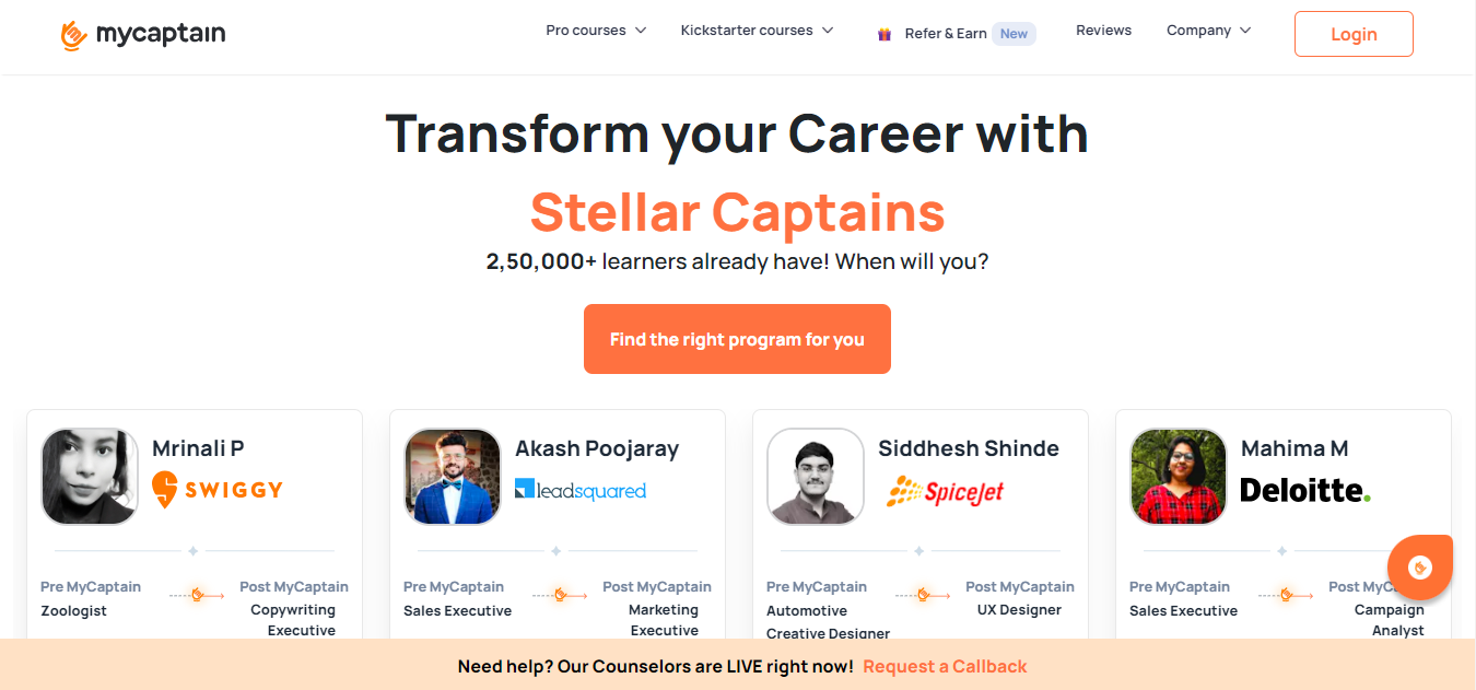 MyCaptain UI UX Course Review- EXPOSED
